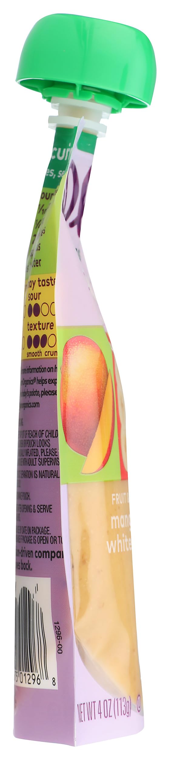 PLUM ORGANICS Organic Mighty Mango Banana Bean Sunbutter Chia, 4 OZ