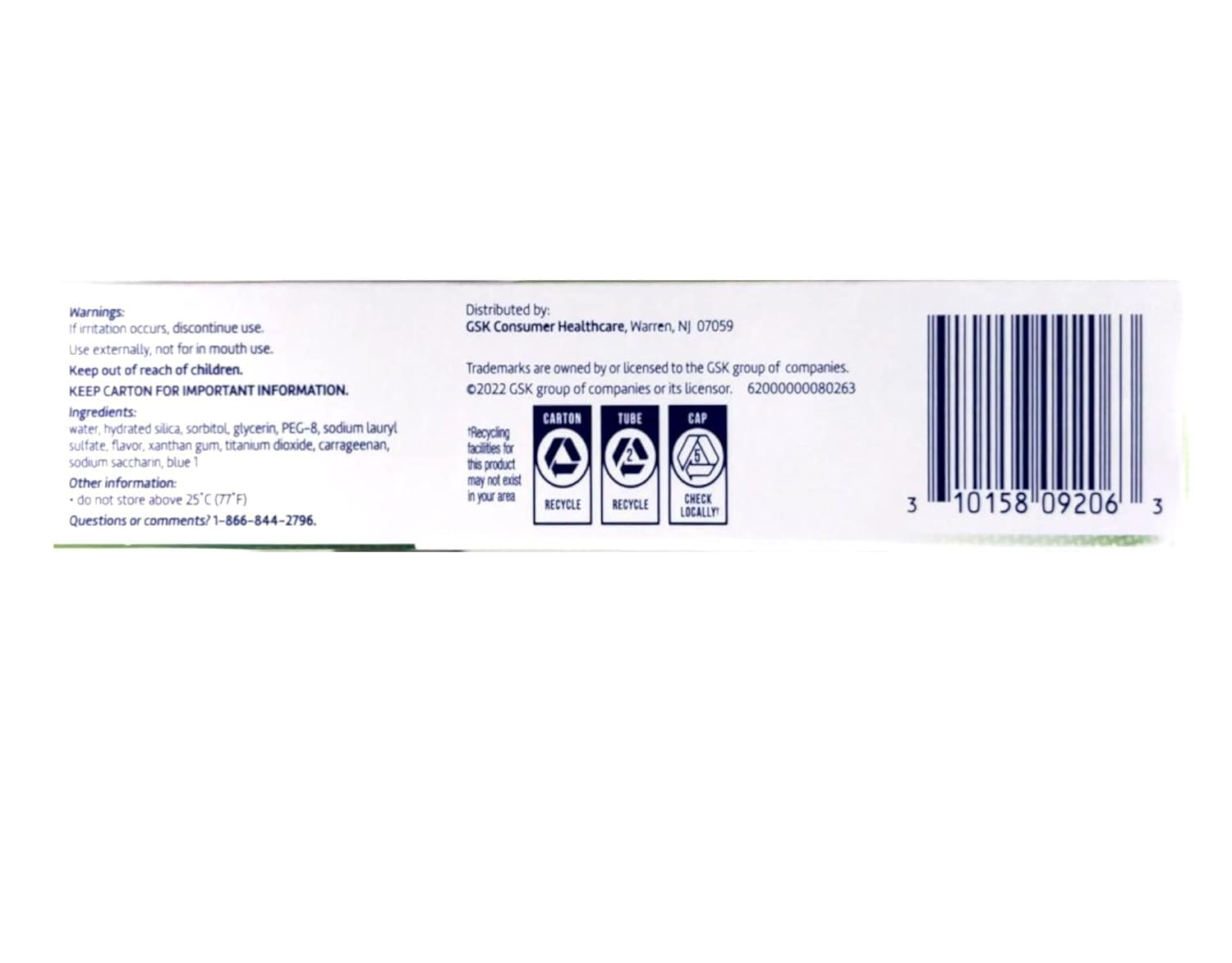 Polident Dentu-Creme Denture Cleaner - 3.9 oz, Pack of 5