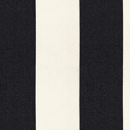 Honeycomb Outdoor Square Toss Pillow Set, 17" W x 17" L, Cabana Stripe Black & Ivory Outdoor Pillows