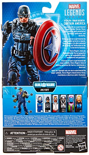 Avengers Hasbro Marvel Legends Series Gamerverse 6-inch Collectible Stealth Captain America Action Figure Toy, Ages 4 and Up