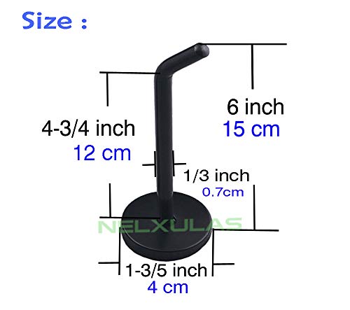 NELXULAS Classic Black Stainless Steel Heavy Duty Coat Hook, Durable Robe Hanger Wall Mount Hook, Perfect Touch Your Bathroom, Bedroom, Closets, Wardrobe, Kitchen (6", 4 PCS)