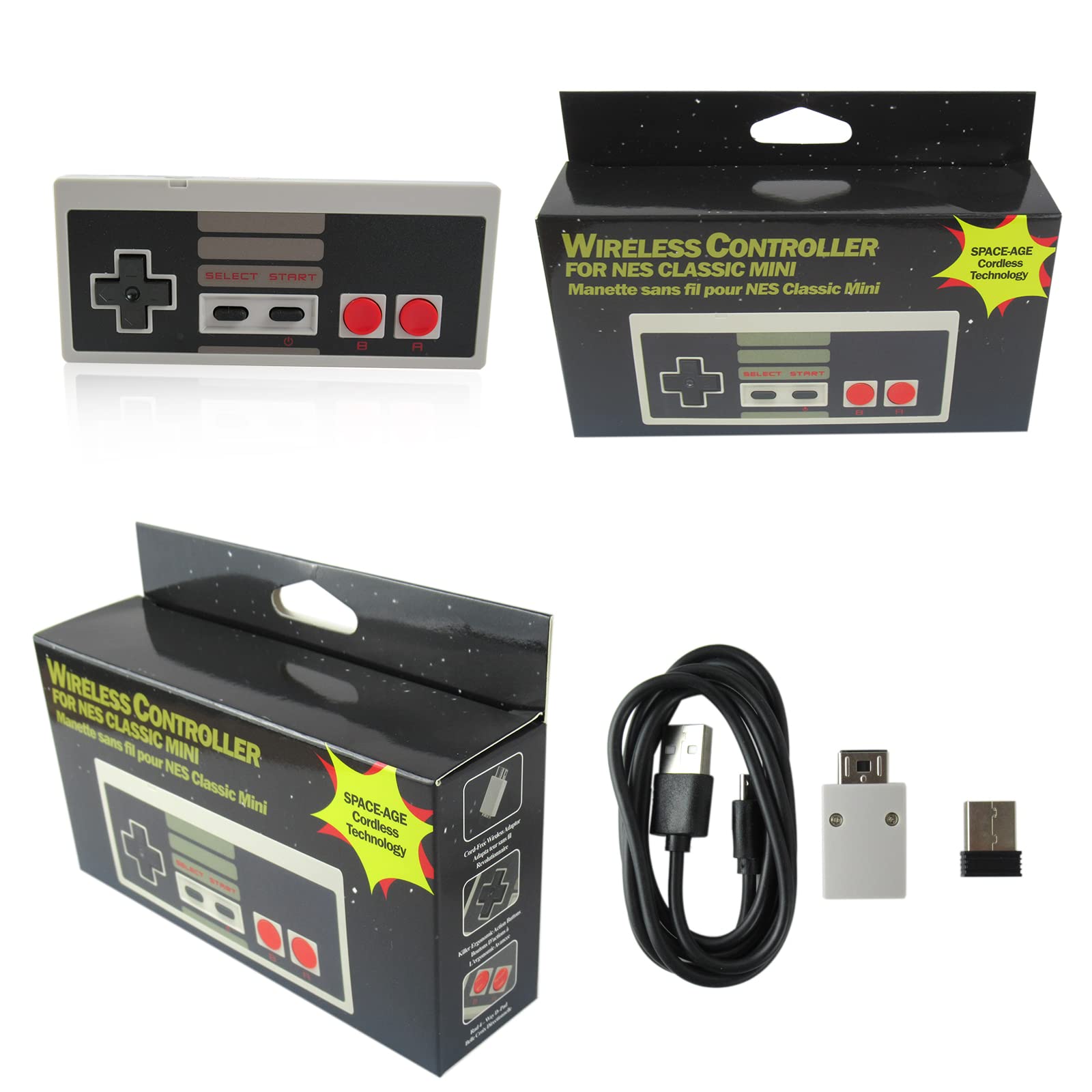 Classic Retro Game Console Mini Video Consoles Game Wireless Controller for NES Game Handle Gaming