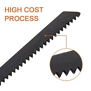 40 Pcs Jigsaw Saws Blade Set, Assorted HCS/HSS T Shank Woodworking Jig Saw Blades for Wood Plastic and Metal Cutting, 5 Kinds Replace Jig Saw Blade Fit for Bosch Dewalt Compatible with Black+Decker