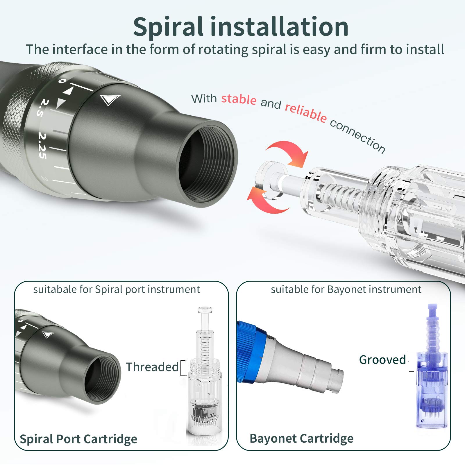 THAPPINK 12 Pins Replacement Cartridges 10Pcs