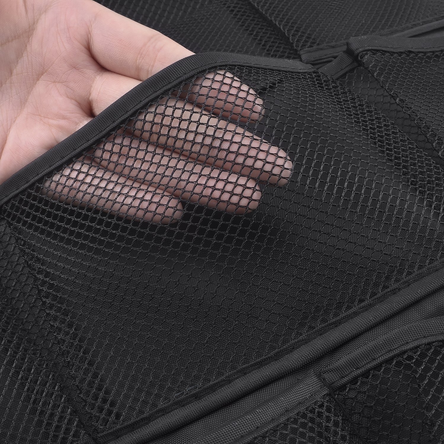 Geboor Oxford Hanging Closet Organizer for Underwear, Stocking, Bra and Sock, Dual-Sided Space Saving Storage Holder with 42 Pockets