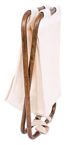 BIRDROCK HOME Single Rattan Laundry Hamper - Machine Washable Canvas Lining - Lightweight and Foldable - Removable Bag - Organizer