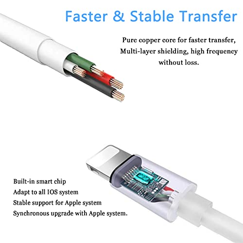 Apple Lightning to 30-Pin Adapter, MFi Certified 8 Pin Male to 30 Pin Female Connector Converter with iPhone Charger Cable Cord Compatible iPhone 12 11 X 7 6P 5S 4S 4 3 3G/iPad/iPod (Black)
