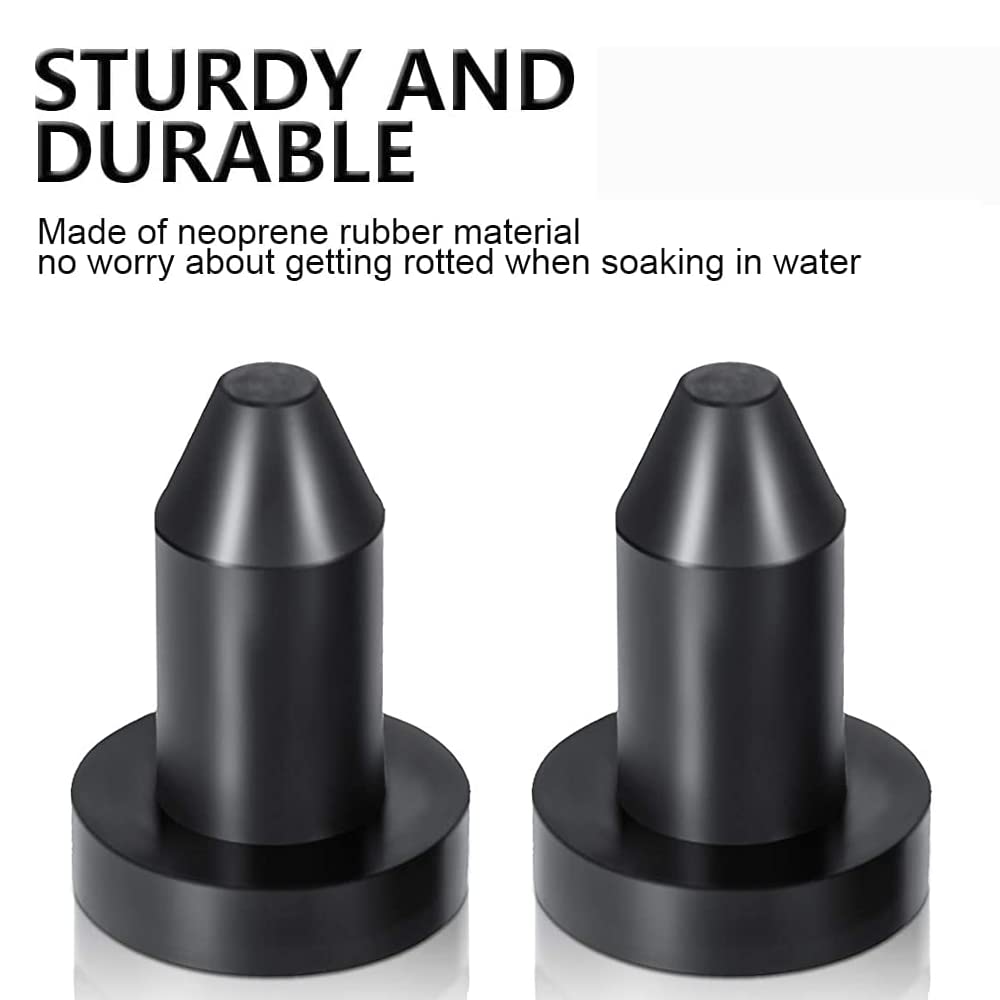 4 Pack 1/2" Kayak Drain Plug Push in Compatible with Sundolphin Pelican Kayaks Pond Prowler 4985616 Aruba 8 SS, Aruba 10, Bali 8, Excursion 10