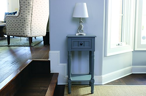 Décor Therapy TL15454 Table Lamp, Silver Leaf