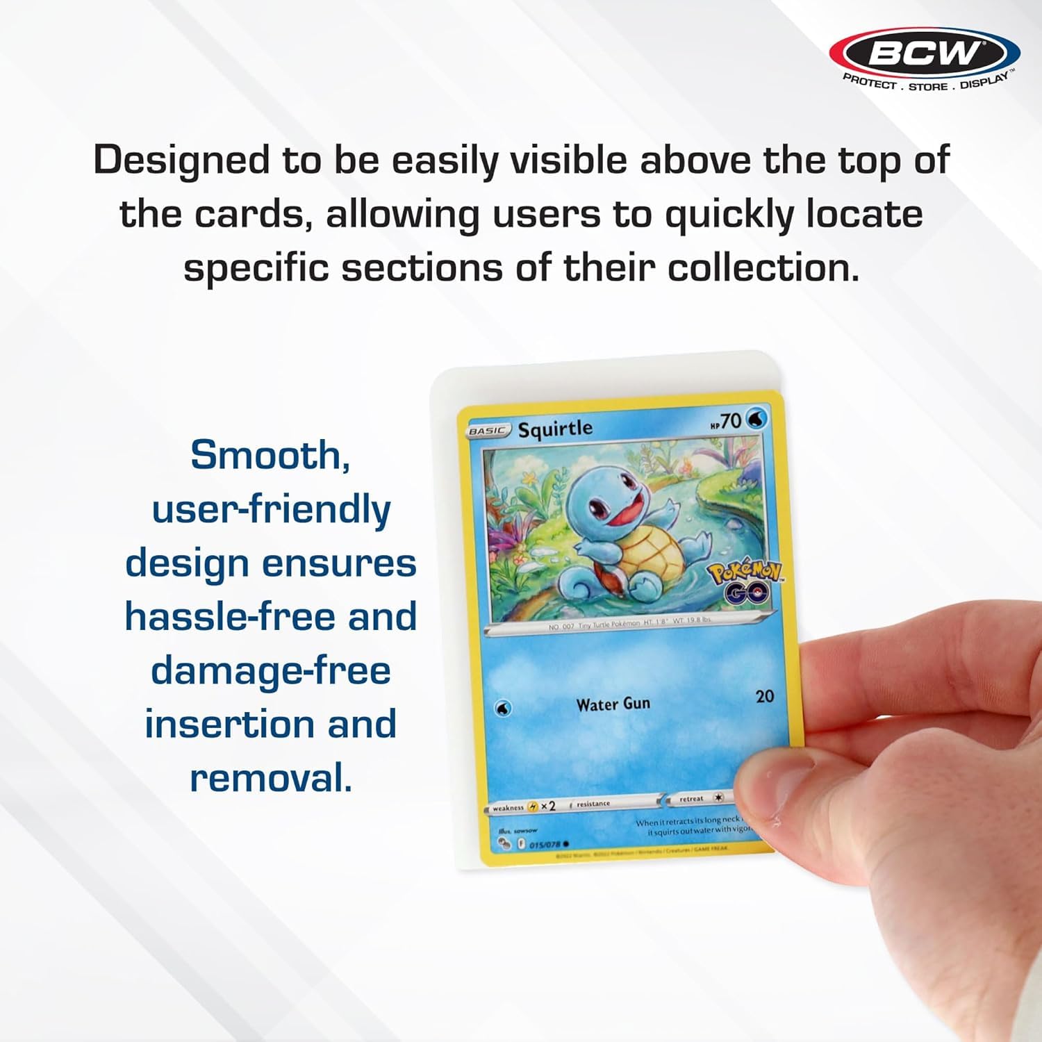 BCW Standard Card Dividers | 3 Packs of Trading Card Divider Cards (30 Dividers Total) | Card Dividers for Storage Boxes | Plastic Dividers for Trading Card Storage with Write-On Tabs