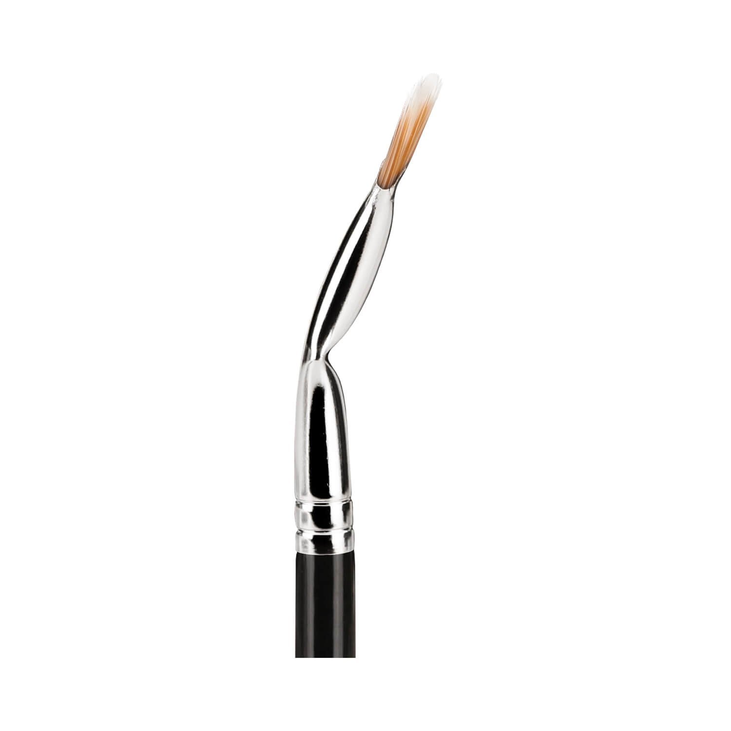 Bdellium Tools Professional Makeup Brush - Maestro Series 730 Bent Mascara Fan - With Soft Synthetic Fibers, For Applying Mascara (Black, 1pc)