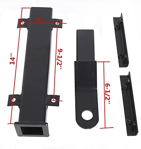 Golf Cart Rear Seat Safety Grab Bar with Trailer Hitch for Club Car EZGO Yamaha