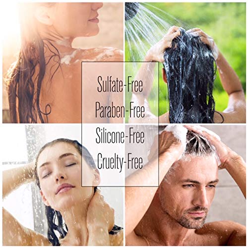 Shampoo and Conditioner Solid Bars Set - Lemongrass & Sweet Orange. Organic Ingredients, All Hair Types, Sulfate-Free, Cruelty Free & Vegan. One 3 ounce bar and one 2.3 ounce bar.