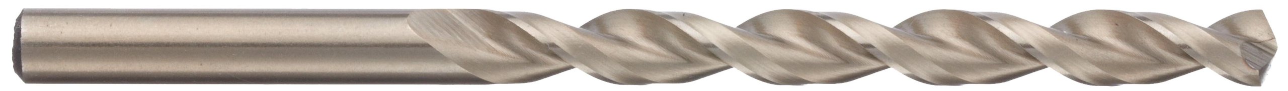 Cleveland 2075 Cobalt Steel Jobbers' Length Drill Bit, Gold Oxide Finish, Round Shank, 135 Degree Notch Point, 1/8" (Pack of 10)