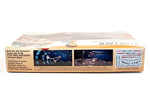 Polar Lights Star Trek Discovery U.S.S. Enterprise 2T 1:1000 Scale Set Prop Replica Model Kit (POL973M)