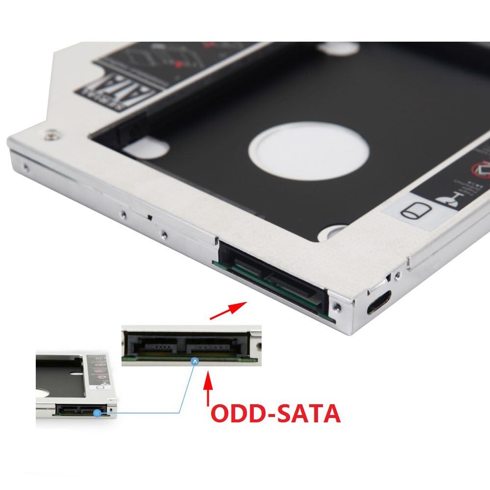 DY-tech 2nd Hard Drive HDD SSD Caddy Frame Tray for Acer v17 Nitro vn7-791g VN7-792G UJ8E2Q GUE0N