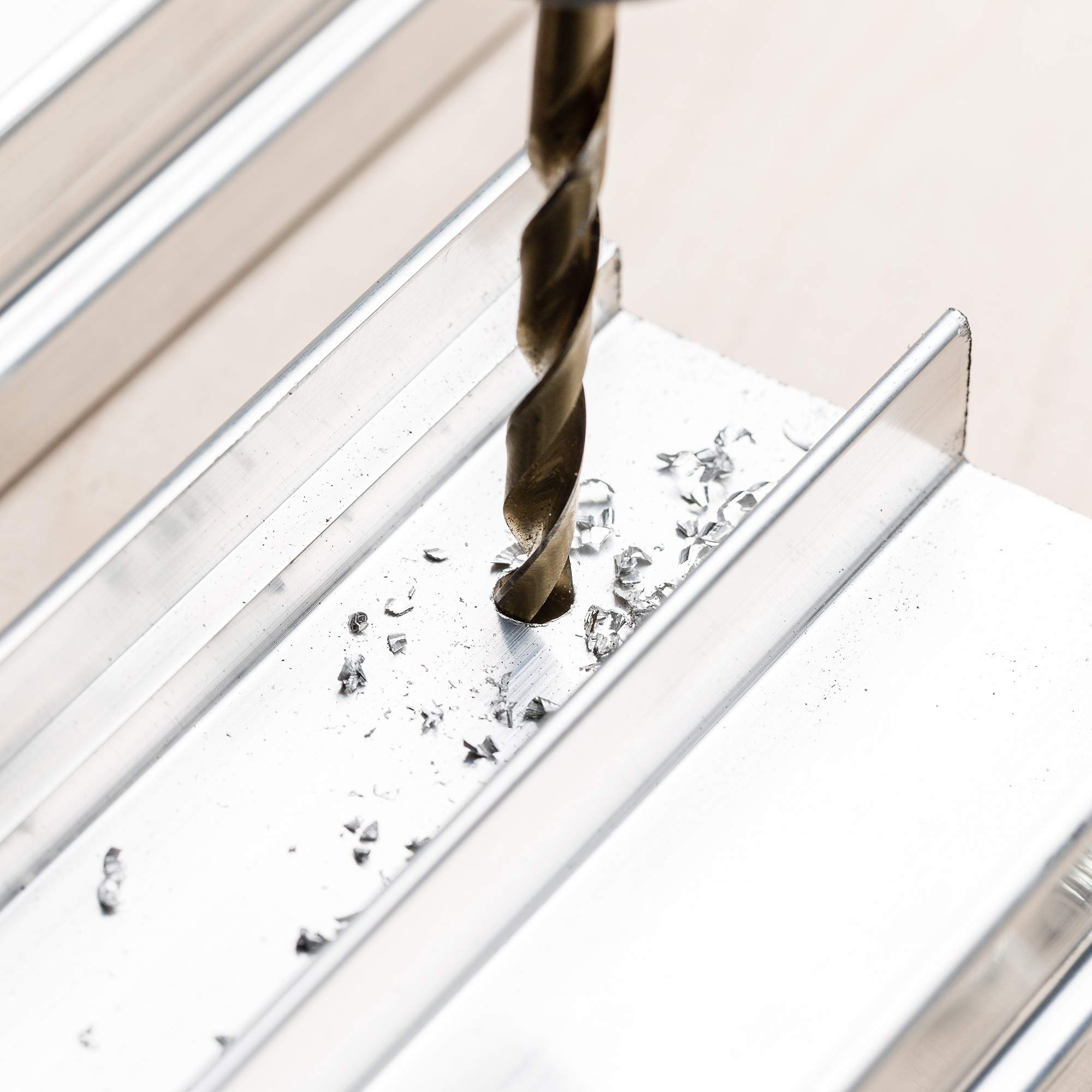 uxcell 4.95mm Solid Carbide Drill Bits Straight Shank for Stainless Steel Alloy Hard Steel, Hardened to 50 HRC, 2 Pcs
