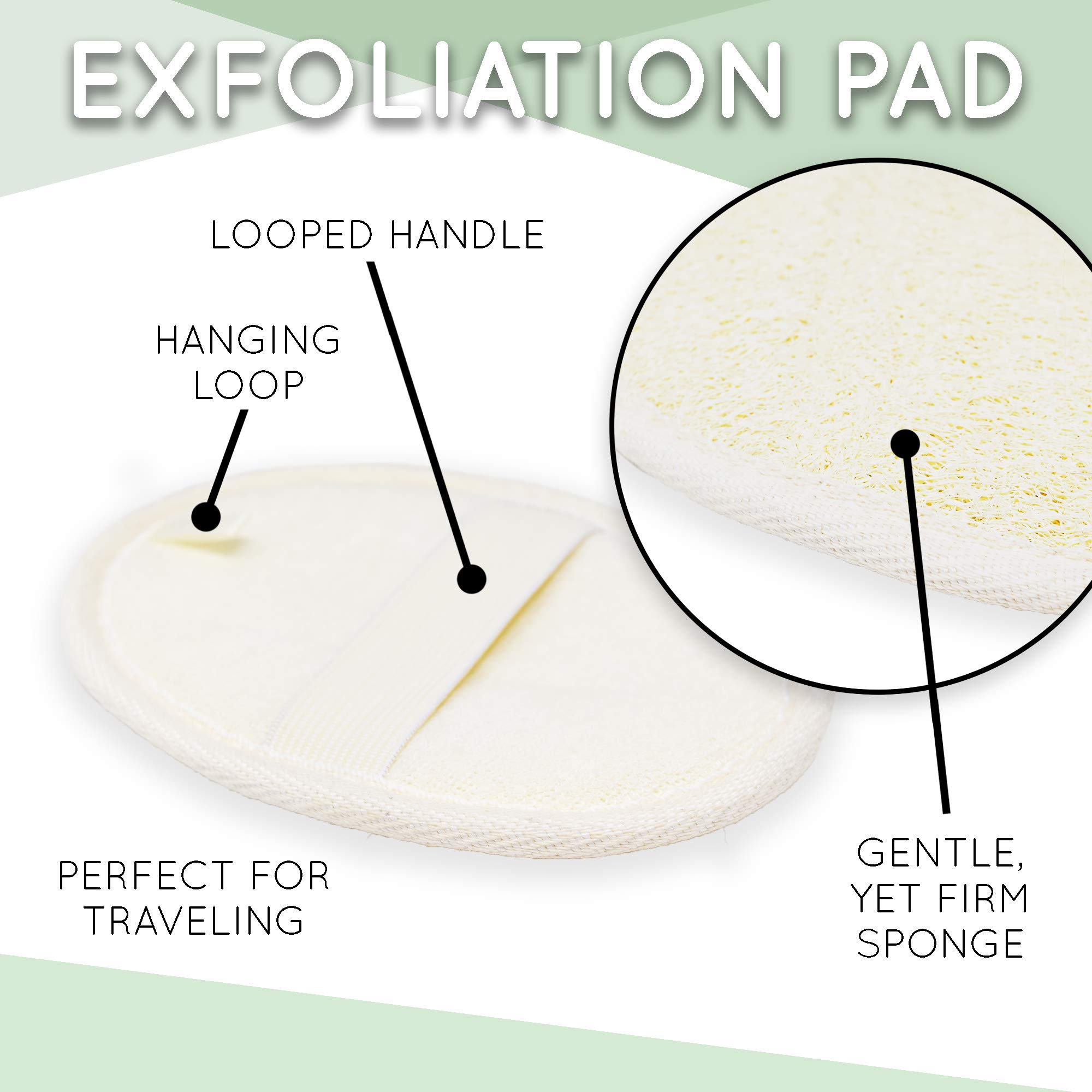 Wise Friends Crystal Hair Eraser, Crystal Hair Remover Painless Exfoliation Loofah Back Scrubber