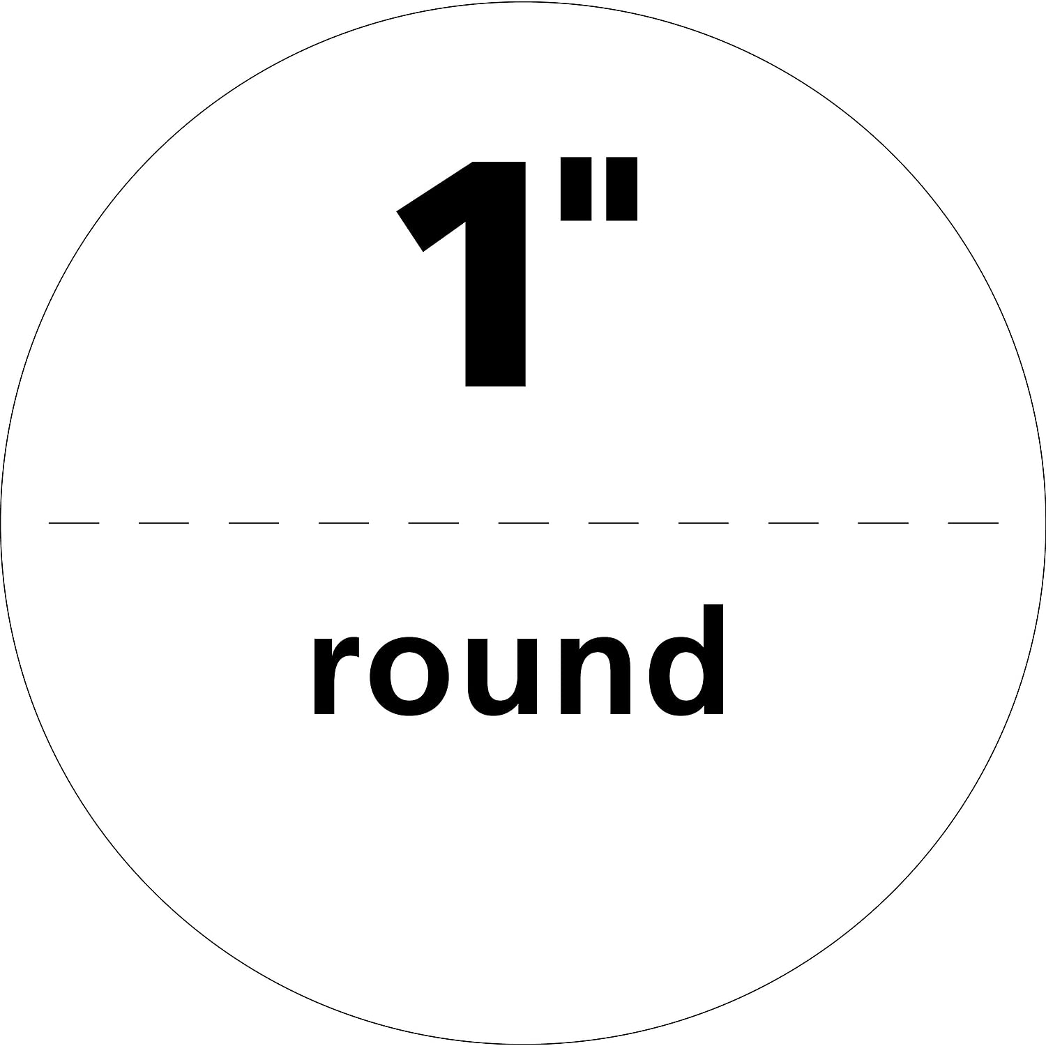Avery 05248 Mailing Seals, 1-Inch Round, 480/PK, Clear
