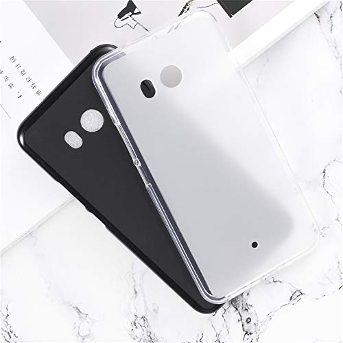 Shantime HTC U11 Case, Scratch Resistant Soft TPU Back Cover Shockproof Silicone Gel Rubber Bumper Anti-Fingerprints Full-Body Protective Case Cover for HTC U11 (White)