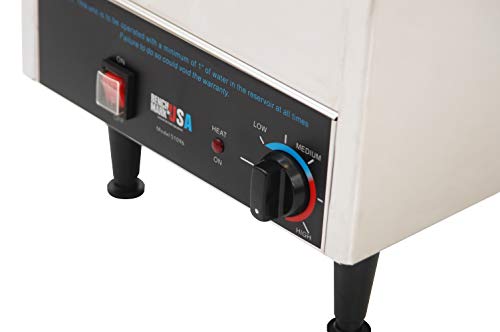 Benchmark USA 51072S Soup Station Warmer, 17" H, 13" W, 21" L, Stainless Steel