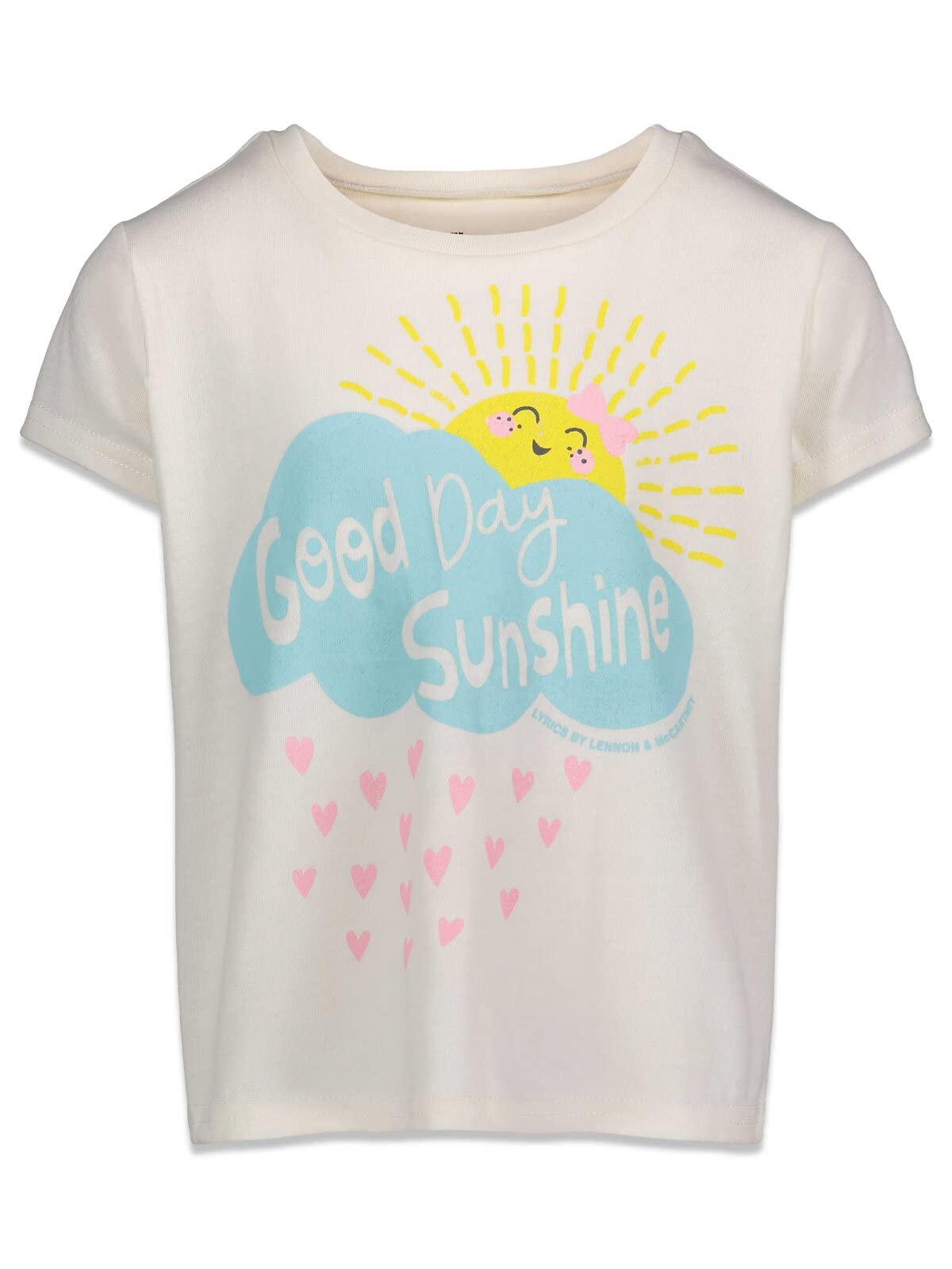 Lyrics by Lennon and McCartney Lennon & McCartney Infant Baby Girls 5 Pack T-Shirts The Beatles 18 Months