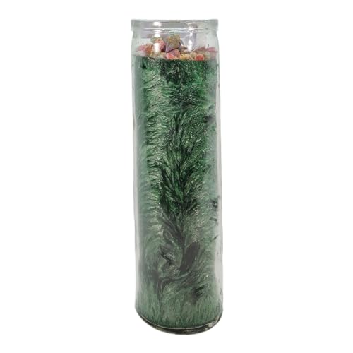 Attract Attract for Money-Palm Wax Spiritual Intention Spell Candle-[Green] | Vela CASA ESOTERICA PERFUMADA- (JALA JALA DEL Dinero)