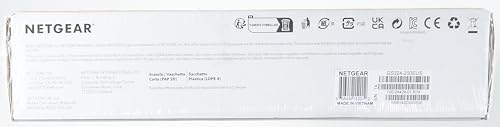 NETGEAR 24-Port Unmanaged Gigabit Ethernet Switch (GS324) - Desktop, Wall or Rack Mount, Quiet Operation