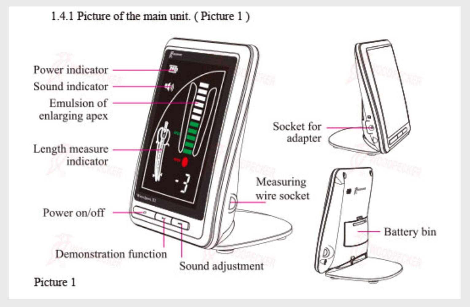 Supershu Endodontic LCD Root Canal Apex Locator Woodpex III