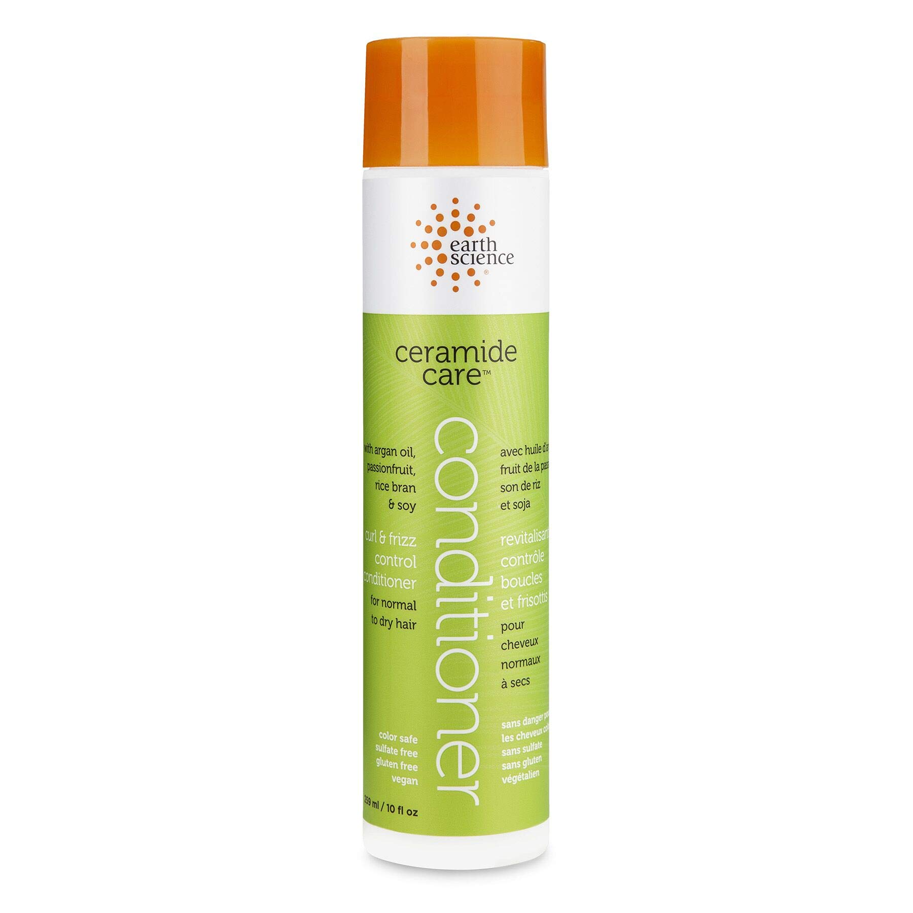 EARTH SCIENCE - CERAMIDE CARE: Curl & Frizz Control Conditioner for Normal To Dry Hair (10 oz.)