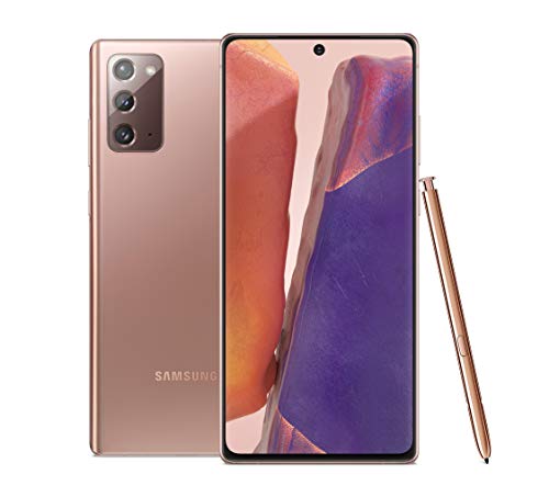 Samsung Galaxy Note 20 5G Factory Unlocked Android Cell Phone, US Version, 128GB of Storage, Mobile Gaming Smartphone, Long-Lasting Battery, Mystic Bronze, SM-N981UZNAXAA