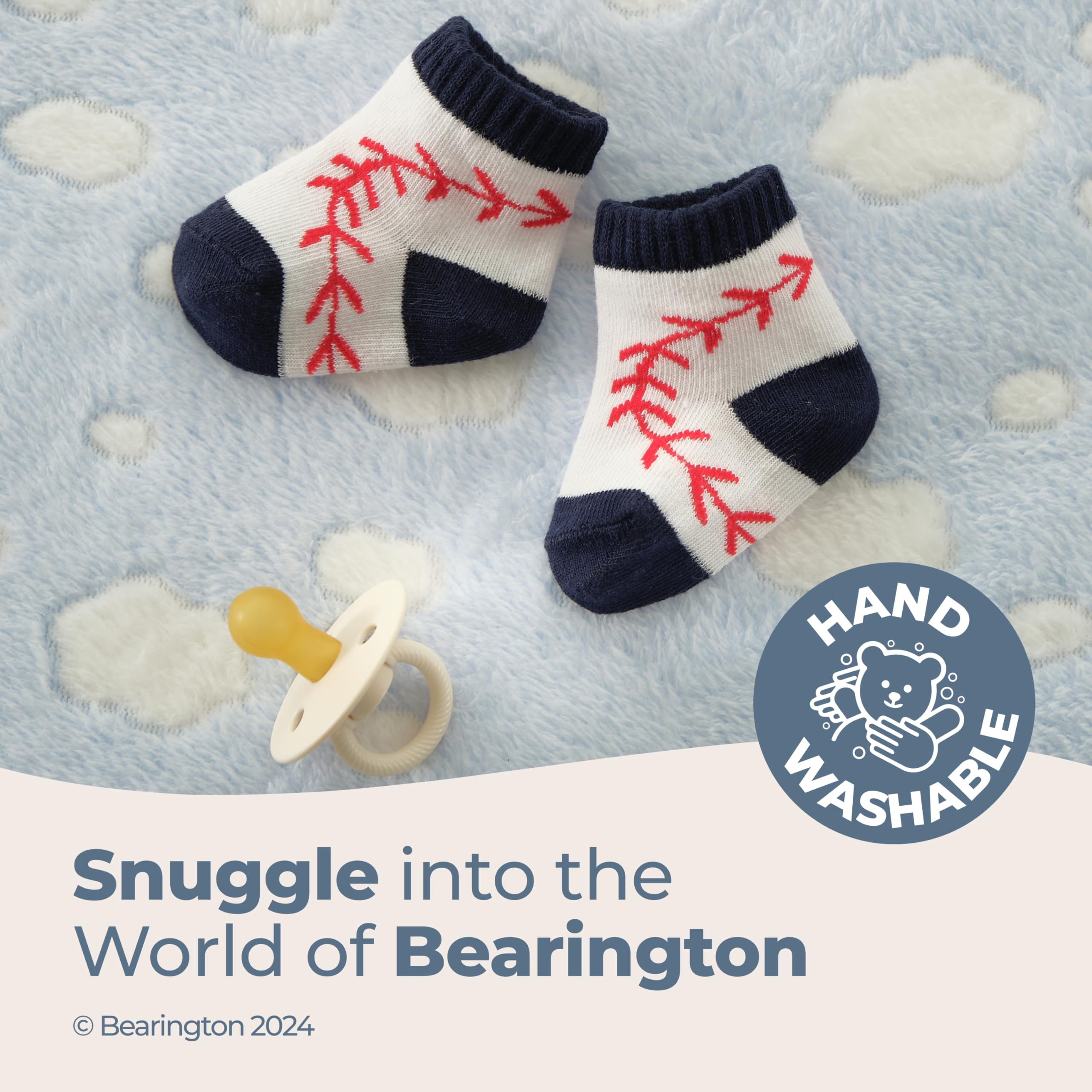 Bearington Baby Lil' Slugger Newborn Boy's Baseball Socks