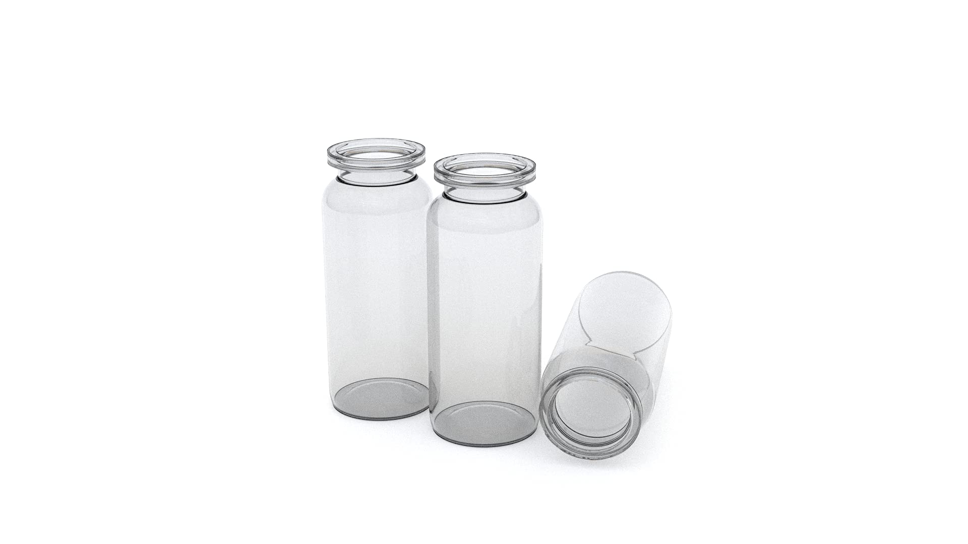 MedLabSupply 10ml Tubular Serum Vials - 300 Count