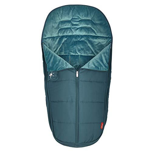 Diono All Weather Stroller Footmuff, Universal Fit from Baby to Toddler with Cozy Super Soft Padding, Weatherproof, Water Resistant Lining, Teal