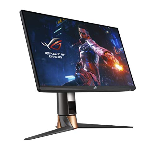 ASUS ROG Swift 360Hz PG259QNR 24.5” HDR Gaming Monitor, 1080P Full HD, Fast IPS, 1ms, G-SYNC, ULMB, NVIDIA Reflex Latency Analyzer, HDMI DisplayPort USB, Desk Mount Kit, VESA Wall Mountable, HDR10