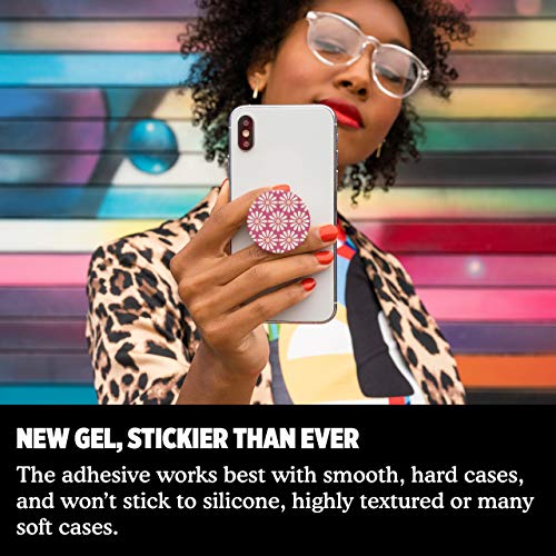PopSockets Phone Grip with Expanding Kickstand, PopSockets for Phone - Daisy Mod Pink