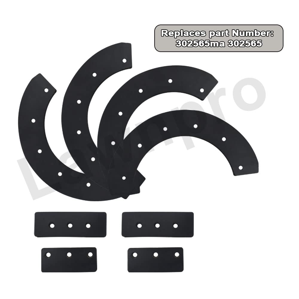 8-Pack Snowthrower Paddle Set Compatible with 20" 21" 22" Murray 302565MA 57121MA 1687312SM, NOMA C2030-010, Craftsman C950-52103 Snowblower