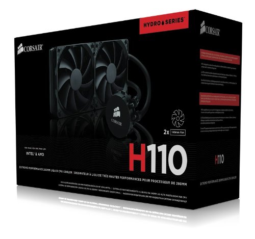Corsair Hydro Series H110 280 mm High Performance Liquid CPU Cooler