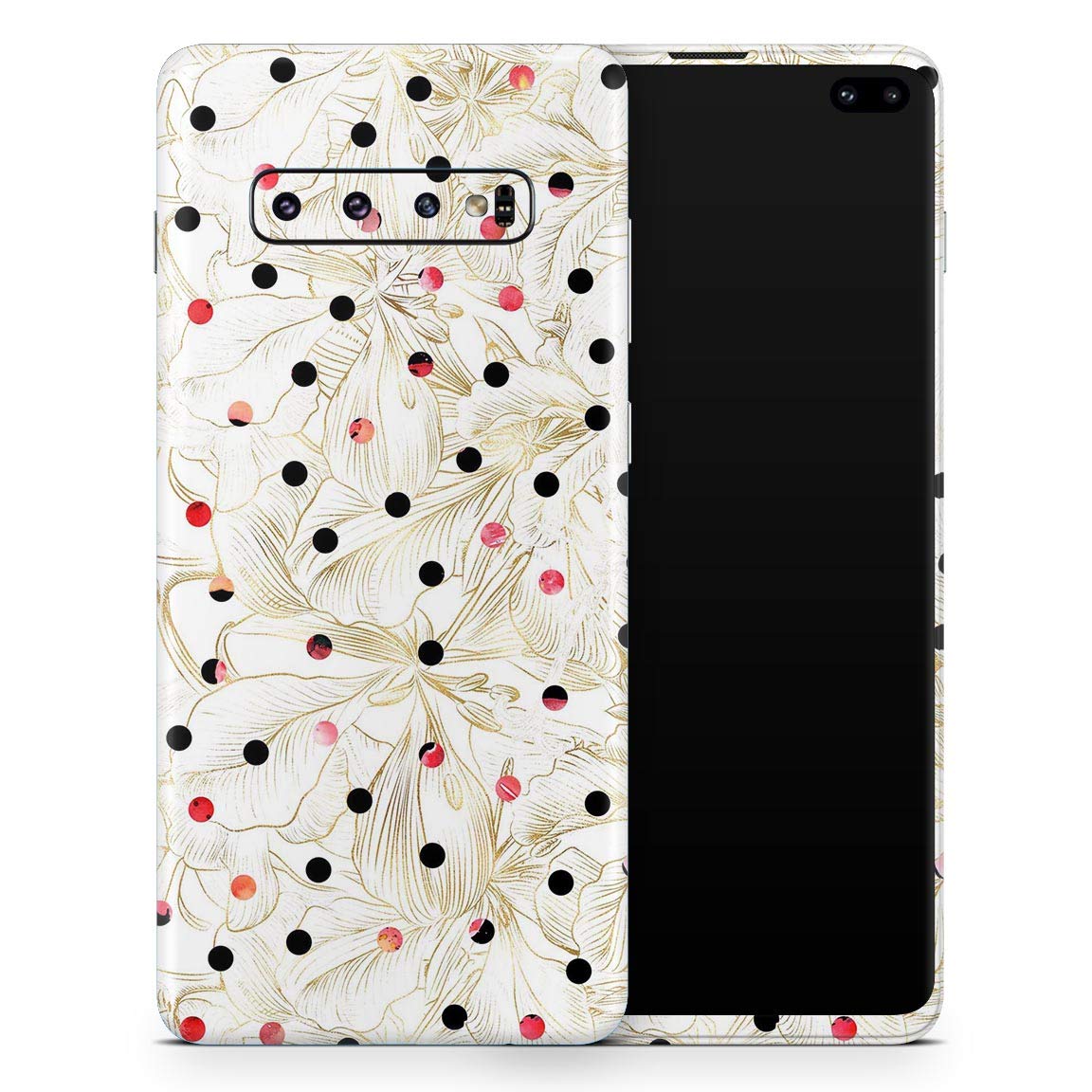DesignSkinz Karamfila Watercolo Poppies V17 Protective Vinyl Decal Wrap Skin Cover Compatible with The Samsung Galaxy S20 (Screen Trim & Back Glass Skin)