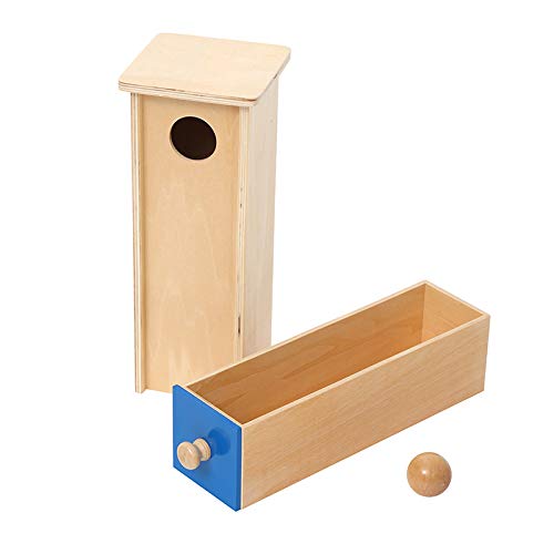 Adena Montessori Object Permanence Box w/ DrawerMontessori Ball Drop Imbucare Box