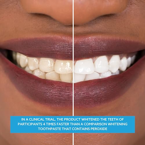 GO SMILE BLU Foaming Whitening Toothpaste for Blue-Light Toothbrushes, Light Activated Stain Removal & Enamel Whitening Formula to Freshen Breath & Clean Teeth Without Sensitivity, Mint Flavor 2.3 oz