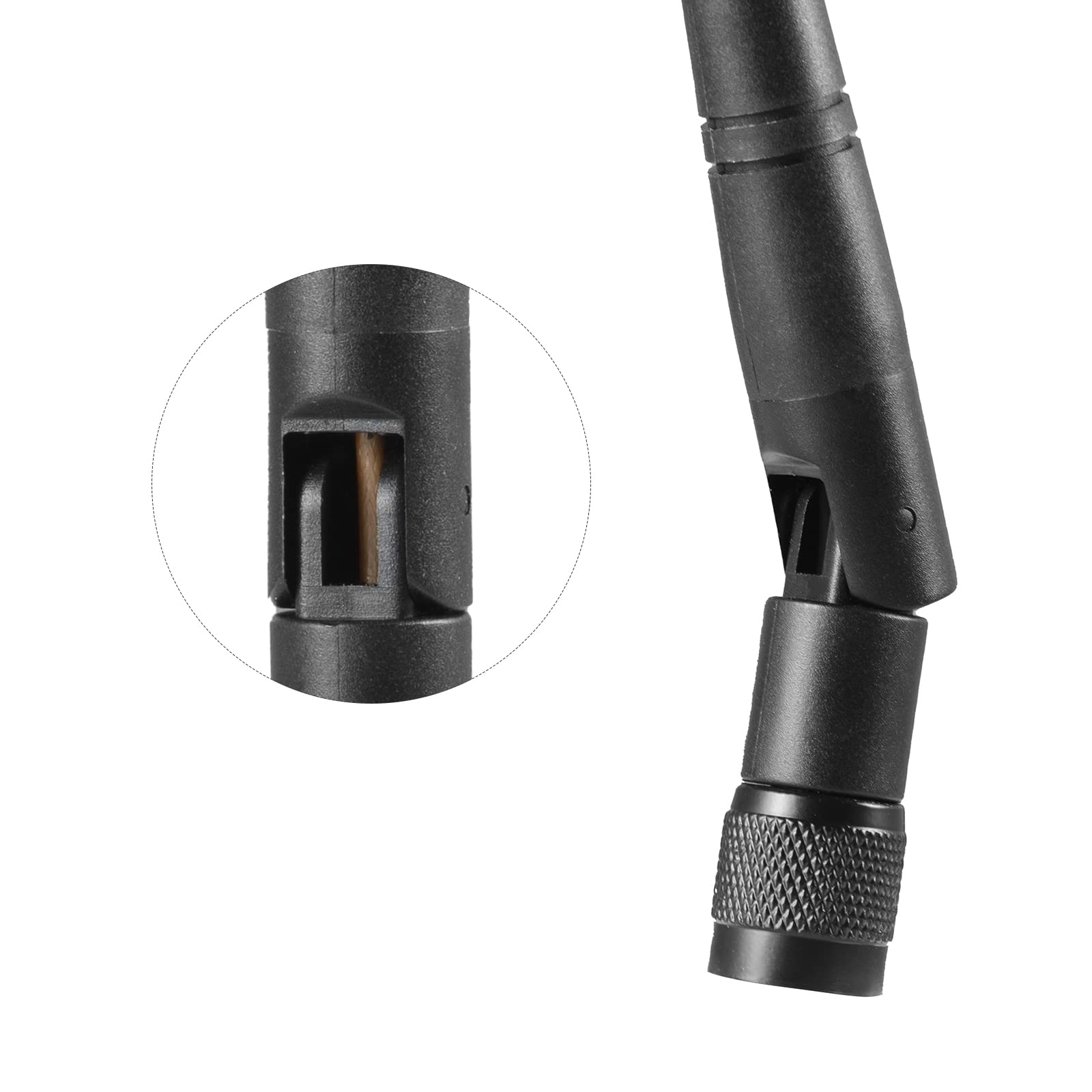 5dBi 2.4GHz WiFi Antenna RP-TNC Male Replacement Antenna Compatible with Trimble Robotic Total Stations TDS Ranger Data Collecter, for Wireless Linksys WiFi Router(Pack of 2), Eifagur