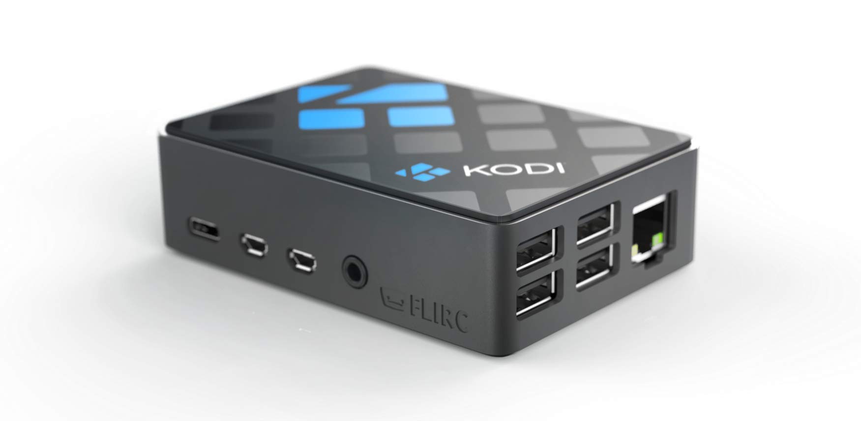 Flirc Raspberry Pi 4 Case (Kodi Edition)