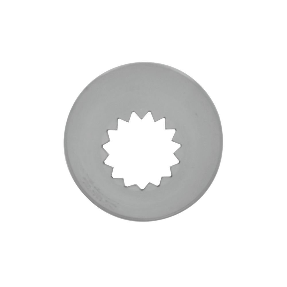 Ateco # 865 - French Star Pastry Tip .44'' Opening Diameter- Stainless Steel