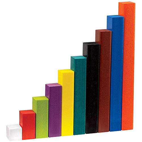 hand2mind Foam Cuisenaire Rods Individual Set, Math Manipulatives, Montessori Math Rods, Math Counters, Math Blocks, Counting Blocks, Montessori Math, Fraction Bars, Number Rods (Set of 74)
