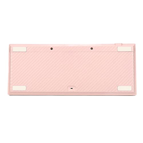 61 Keys hot swap Compatible Mechanical Keyboard Assembly Wide Switch RGB Backlight Mechanical Keyboard Assembly ABS Gaming Shell Pink