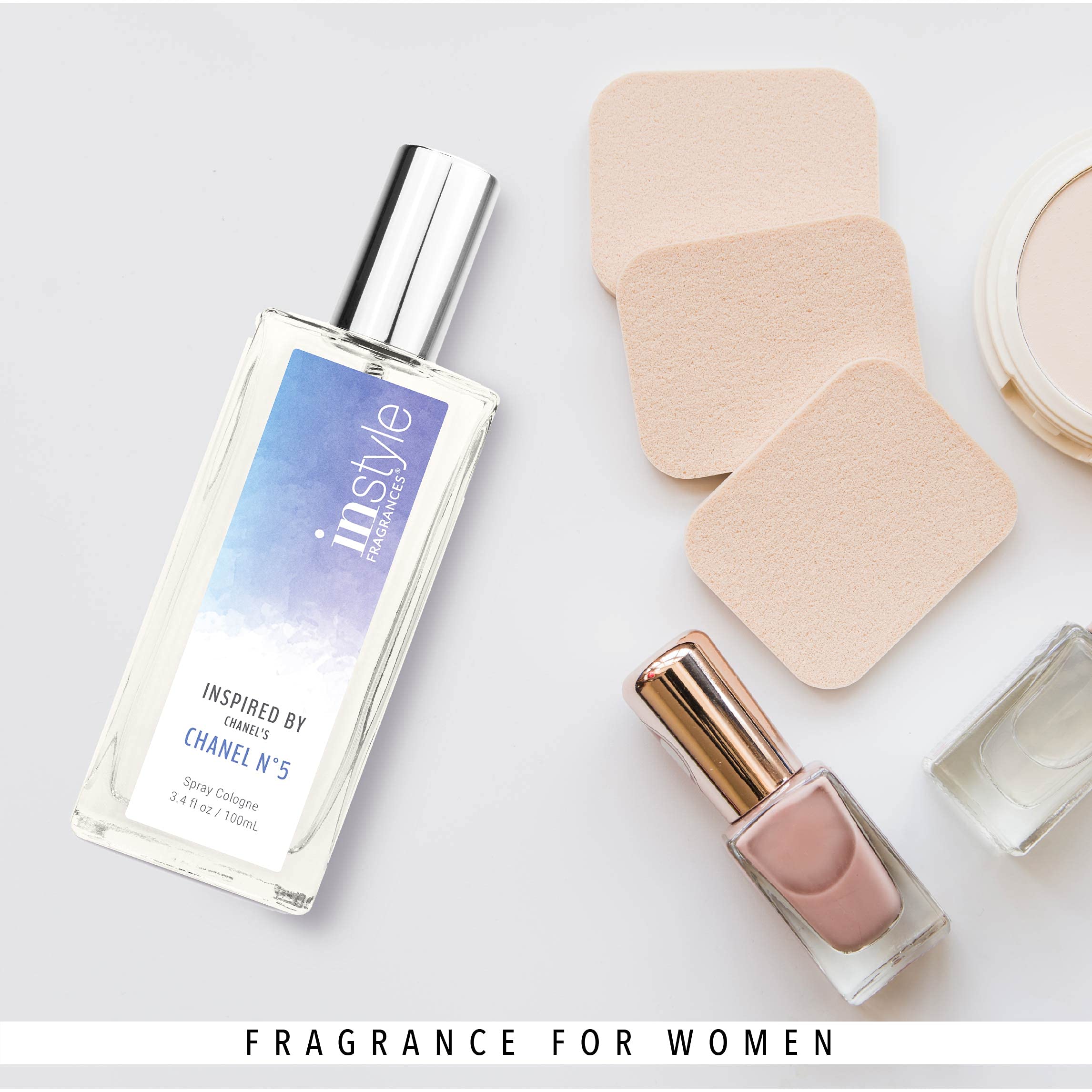 Instyle Fragrances | Inspired by Chanel's Chanel No. 5 | Women’s Eau de Toilette | Vegan, Paraben Free | Never Tested on Animals | 3.4 Fluid Ounces