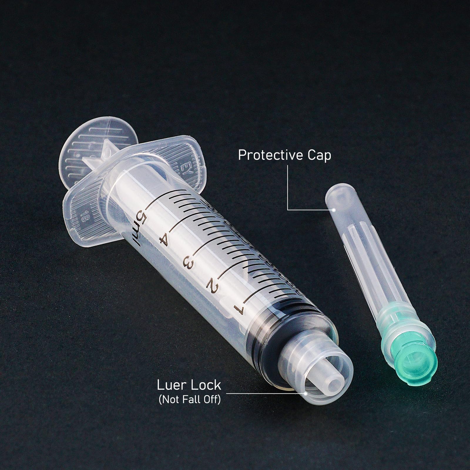 5ml Syringe with 21Ga 1.5" Lab Tools,Individually Packaged(20-Pack)