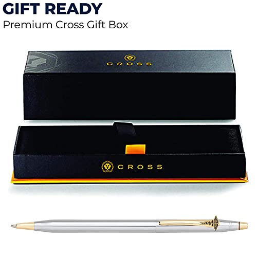 Engraved Cross Pen | Personalized With Medical Doctors Caduceus Emblem And Name. Gift Pen - AT Cross Classic Century Medalist Ballpoint. Custom Engraving Included.