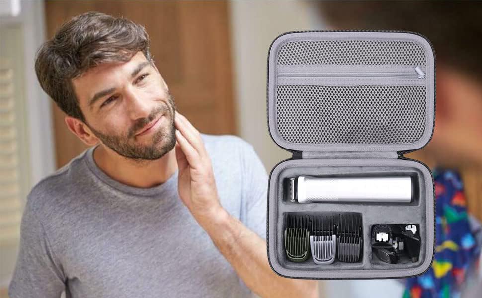 co2CREA Hard Case replacement for Multigroom Trimmer Series 3000/5000 / 7000 Mens Grooming Kit MG3750 MG5750/49 MG7750/49